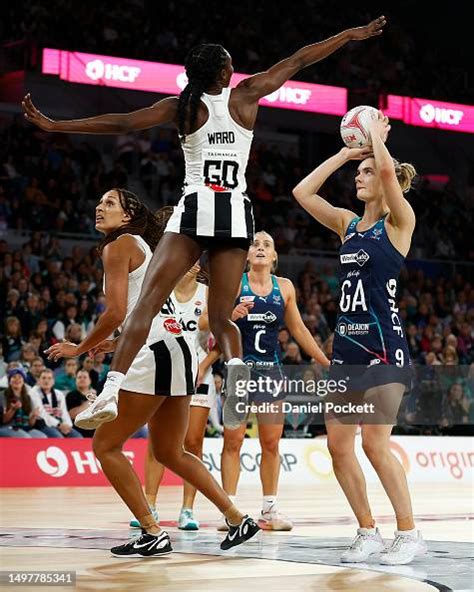 Kiera Austin Of The Vixens Shoots A Super Shot Goal During The Round