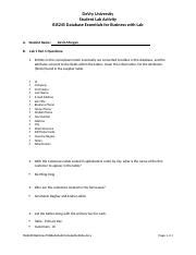 Lab1C Questions Devin Morgan 10312021 Docx DeVry University Student