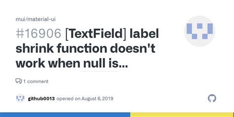 [textfield] label shrink function doesn t work when null is applied to