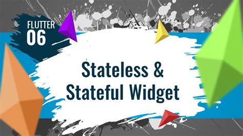 Eng Sub Flutter 06 Stateless And Stateful Widget Youtube