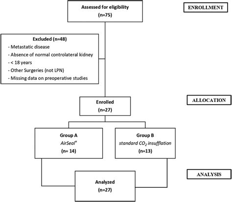Patients Enrollment Process Lpn Laparoscopic Partial Nephrectomy Download Scientific Diagram