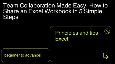 How To Share An Excel Workbook