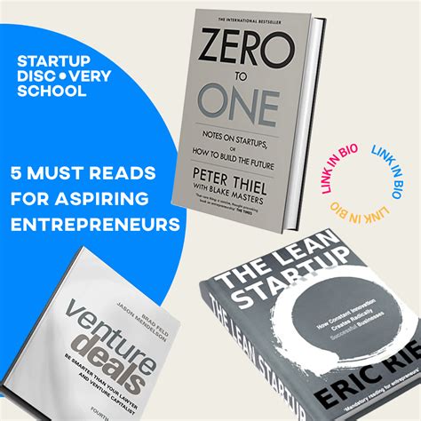 founders 5 must read books for aspiring entrepreneurs — startup