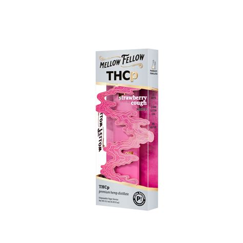 Thcp 05g Disposable Vape Strawberry Cough Sativa Mellow Fellow