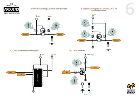 Arduino External Circuit Connection Charts Electronics Projects Circuits