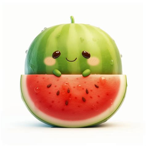 Ai产生的 西瓜 卡通片 Pixabay上的免费图片
