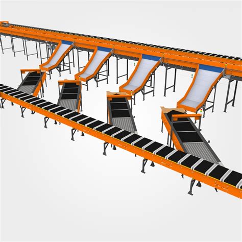 Cross Belt Sorter Linear Belt Sorter Cross Belt Loop Sorter