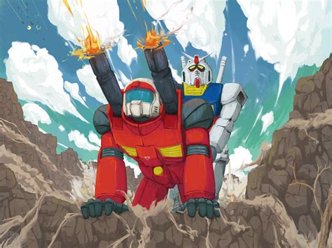 Rule 34 Anihiro Cannon Cloud Doggy Style Guncannon Gundam Highres