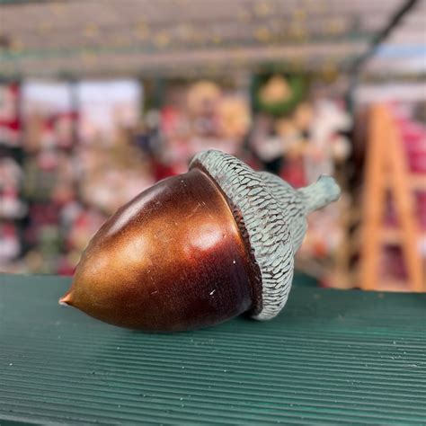 Large Rustic Verdigris Acorn Ornament Southwood Christmas Shop