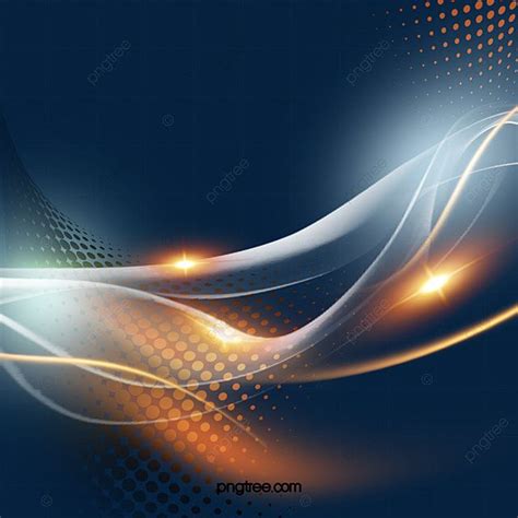 Curve Light Effect Png Picture Light Effect Wave Point Curve Line Element Luminous Efficiency