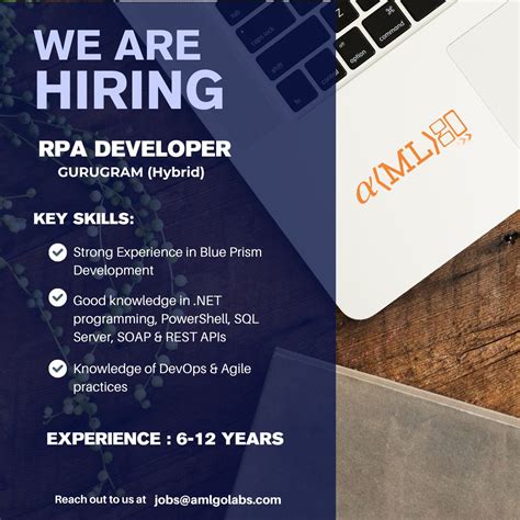 Rpa Cloud Blueprism Developer Python Dotnet Aws Sql Powershell