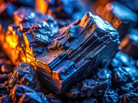 Closeup View Of Black Coal Fossil Fuel Texture A Deep Dive Into The