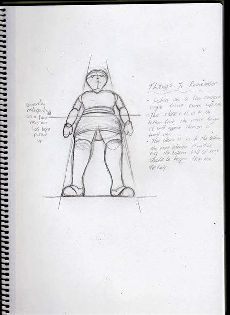 How I Draw A Character On A Low Camera Angle By Nickperriny7mai On