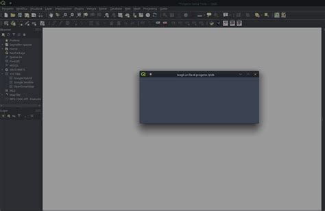 Linux Qgis Save And Layout Menus Are Blank Geographic Information