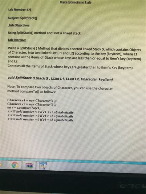 Solved Data Structure Lab Lab Number Subject Chegg Com
