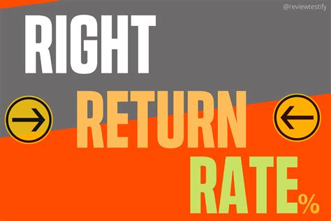 The Right Return Rate Formula By Vikram Singh Review Testify