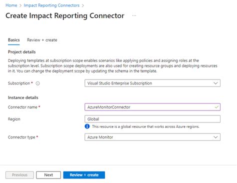 Azure Impact Reporting إنشاء موصل تنبيه Azure Monitor Microsoft Learn