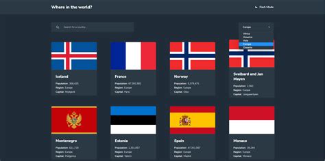 Github Dogankocadayilarrest Countries Api Rest Countries App Created With Reactjs Vitejs