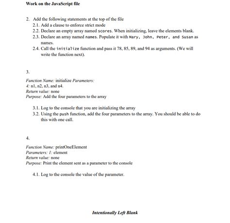 Solved Need Help With This Javascript Assignment Im Really