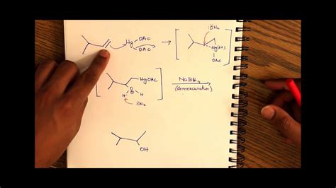 Oxymercuration Demercuration Pre Med Organic Chemistry Youtube