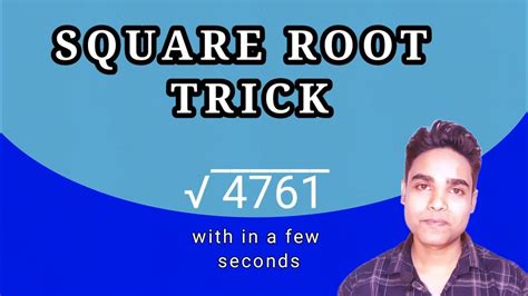Square Root Trick Math Tricks By Perfect Guide To Maths