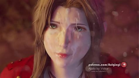 Ff7 Remake Aerith Gets A Massive Facial Andwith Soundand Xxx Videos Porno