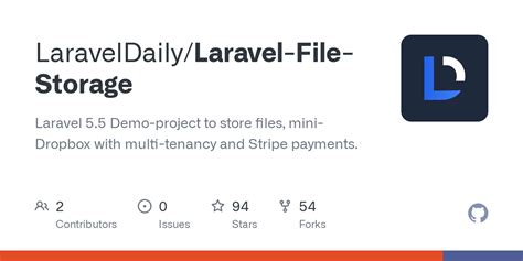 Github Laraveldailylaravel File Storage Laravel 55 Demo Project To