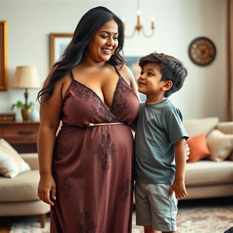 Embrace Elegance Confidently Curvy Indian Beauty
