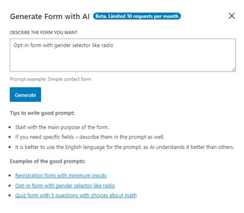 How To Generate Forms With Open AI Crocoblock