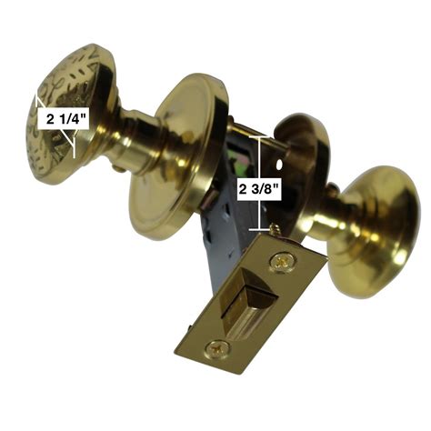 Passage Door Knob Set Solid Brass 2 38 Passage Door Knob Set Solid Brass 2 38