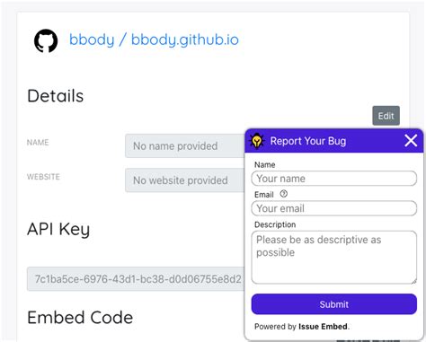 Issue Embed Github Marketplace Github