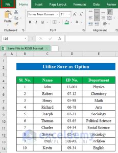 How To Save Excel File In XLSX Format Easy Methods ExcelDemy