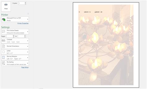 How To Print Background In Excel Sheet Gyankosh Learning Made Easy