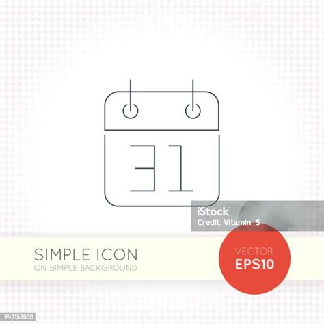 더 얇은 라인 디자인 벡터 유니버설 달력 아이콘입니다 사용자 인터페이스 요소 0명에 대한 스톡 벡터 아트 및 기타 이미지 0명 개체 그룹 검은색 Istock