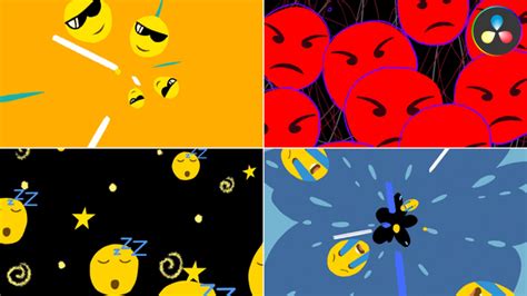 Emoji Transitions DaVinci Resolve DaVinci Resolve Templates VideoHive