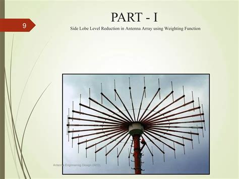 Side Lobe Level Sll Reduction Methods In Antenna Ppt