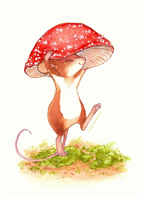 fetching field mouse watercolour oc r furry