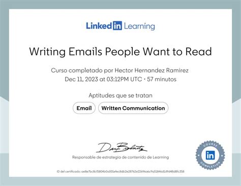 hector hernandez ramirez on linkedin certificate of completion