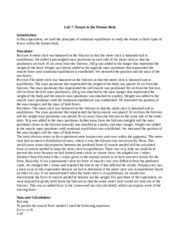 Lab 7 Torque In Human Body Odt Lab 7 Torque In The Human Body Introduction In This