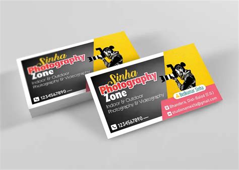 Photography Visiting Card Template 240223 Free Hindi Design