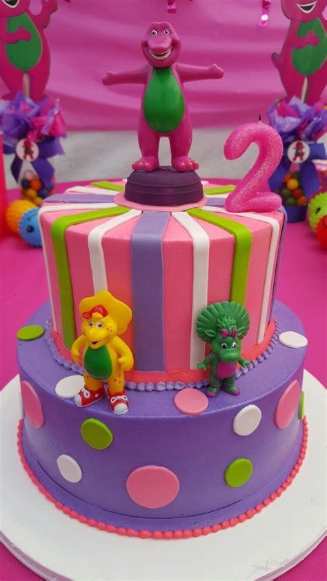 Barney Cake