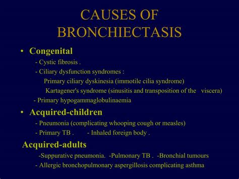 Ppt Bronchiectasis Powerpoint Presentation Free Download Id1426050