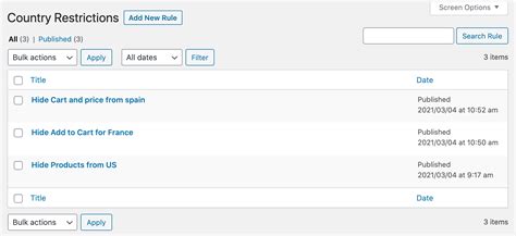 Country Restrictions For WooCommerce Documentation WooCommerce