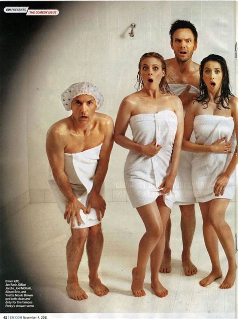 Jim Rash Gillian Jacobs Joel Mchale And Alison Brie Spoofing The