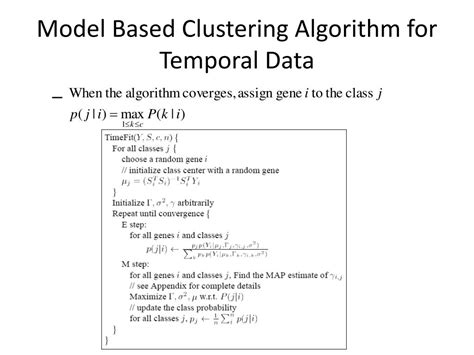Ppt Continuous Representations Of Time Gene Expression Data