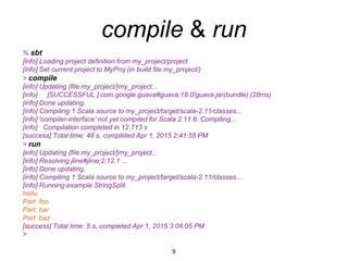 Sbt Concepts Part Pptx Programming Languages Computing
