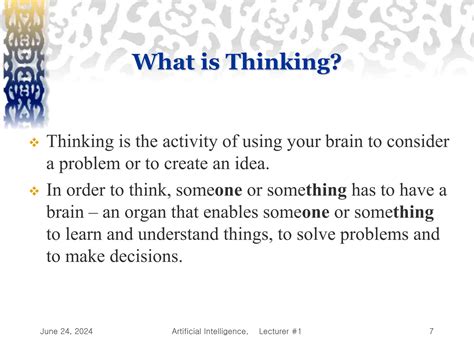 artificial intelligence lecture slide 01 ppt