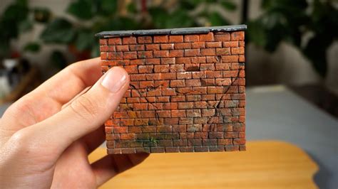 Turn Foam Into A Hyper Realistic Brick Wall Model 16 Steps With