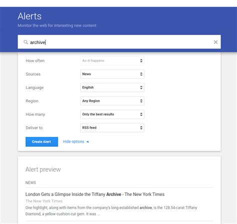 Keep Your Rss Fresh With Keyword Based Feeds Researchbuzz