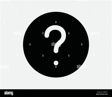 Black Round Help Sign Symbol Question Mark Button Information Counter